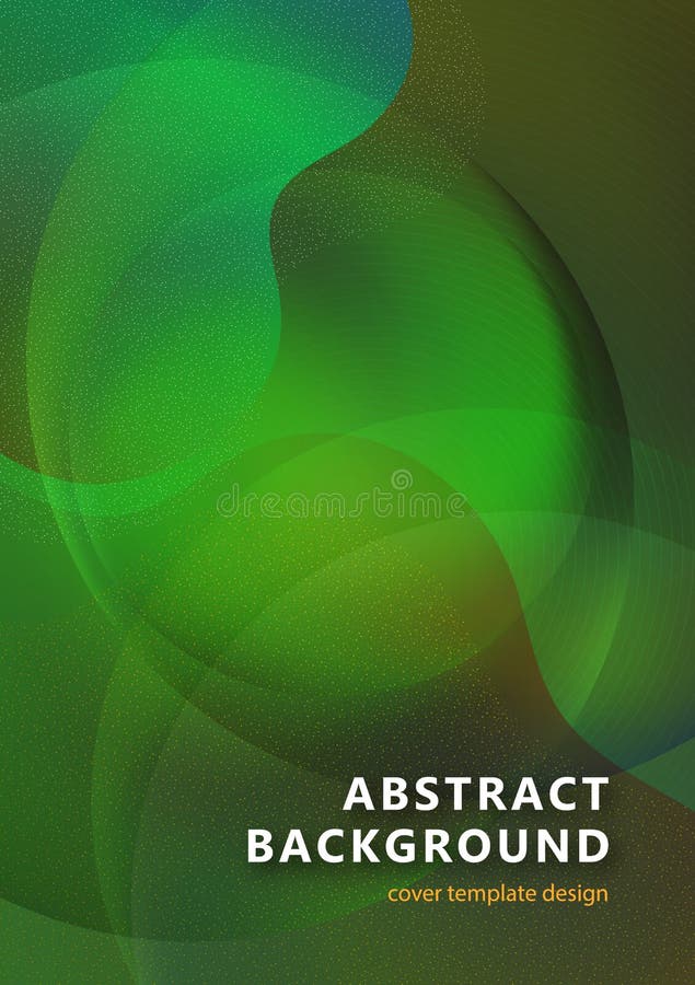 Bright Smooth Wavy Shapes, Transparency, Many Particles. Corporate ...