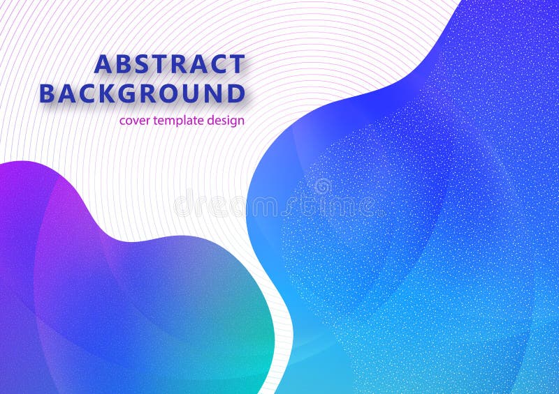 Bright Smooth Wavy Shapes, Transparency, Many Particles. Corporate ...