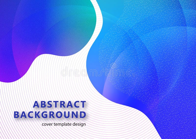 Bright Smooth Wavy Shapes, Transparency, Many Particles. Corporate ...