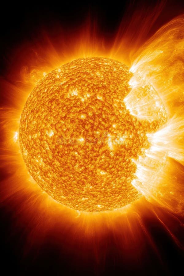 Bright Solar Eruption Showcasing the Sun S Dynamic Surface during an ...