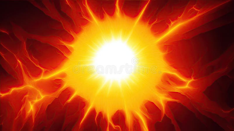 Bright Solar Flare Design Background. Stock Illustration - Illustration ...
