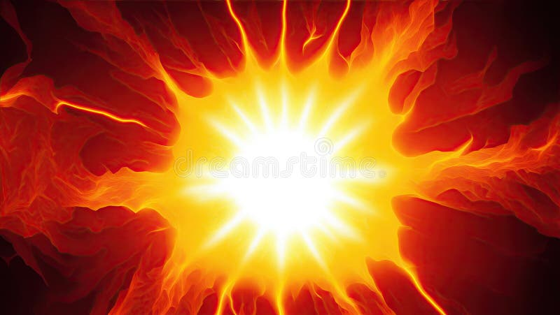 Bright Solar Flare Design Background. Stock Illustration - Illustration ...