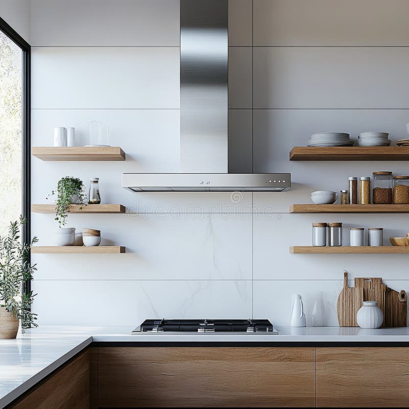 A Bright Space is Showcased through Modern Kitchen Design, Complete ...