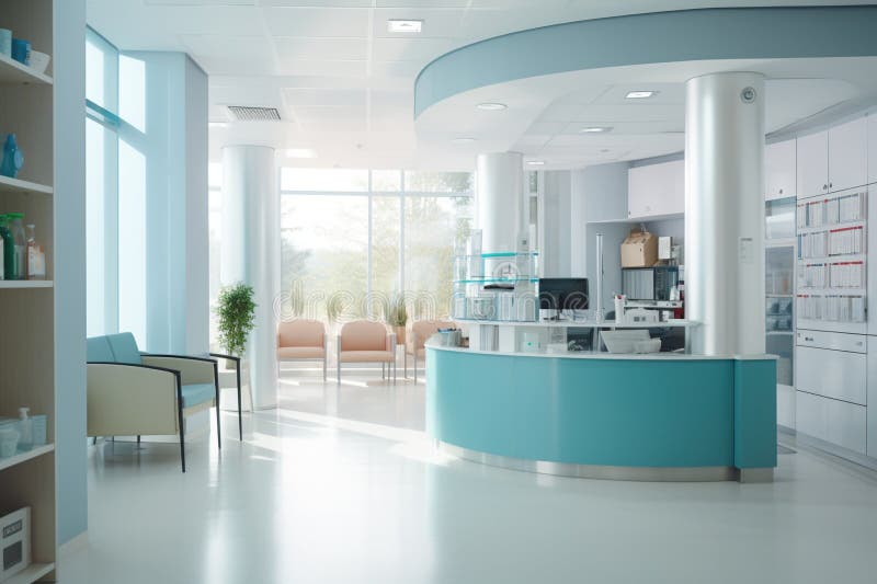 Bright and Spacious Corridor of a Modern Clinic - an Example of a ...