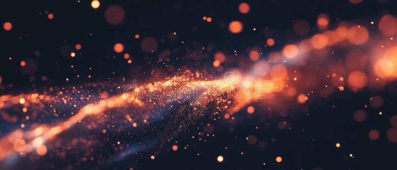 Bright Spark Element Isolated on Dark Background for Creative Design ...