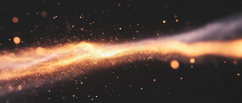 Bright Spark Elements Isolated on a Black Background for Design and ...