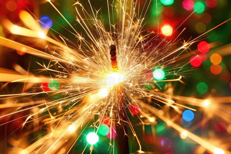 A Bright Spark of Light is the Main Focus of the Image Stock Photo ...