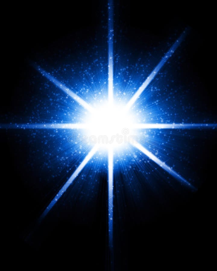 Bright sparkling star stock illustration. Illustration of bright - 4547800