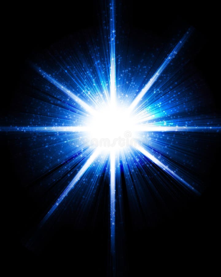 Bright sparkling star stock illustration. Illustration of abstract ...