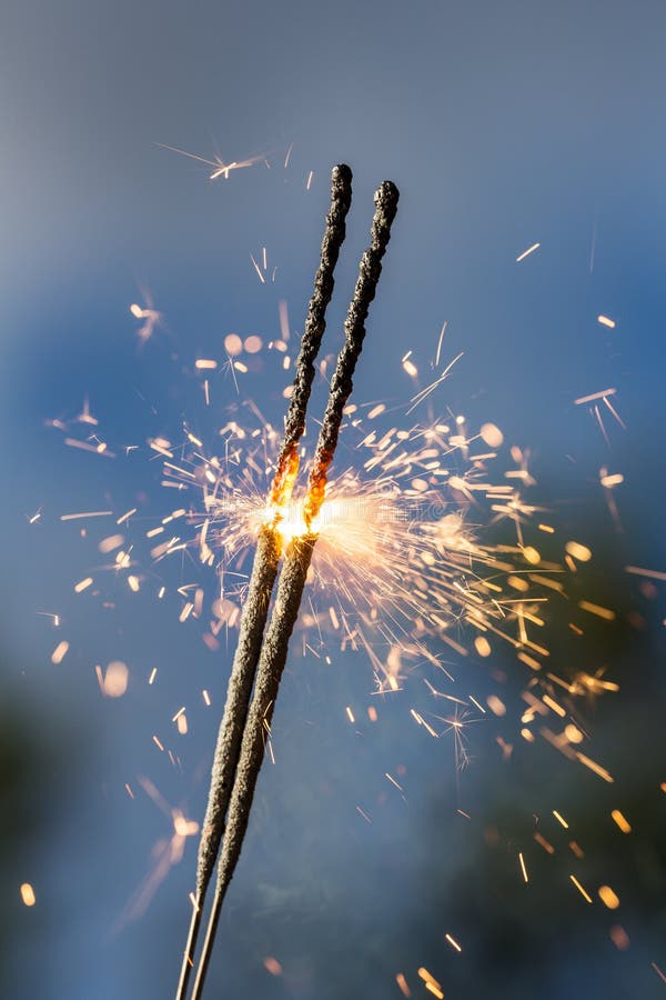 Bright sparks closeup stock image. Image of bright, fire - 89205437