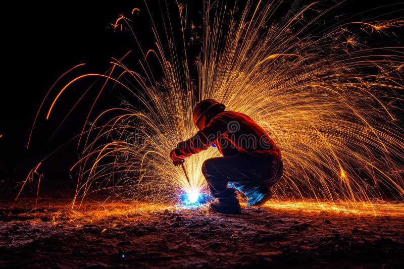 Bright Sparks and Intense Light during Nighttime Welding Activity ...