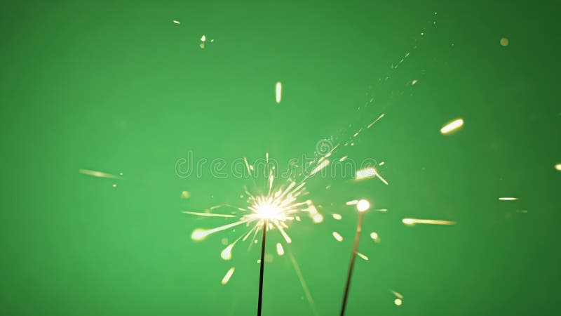 Bright Sparks Jump from Point To Point Each Creating a Tiny Burst of ...