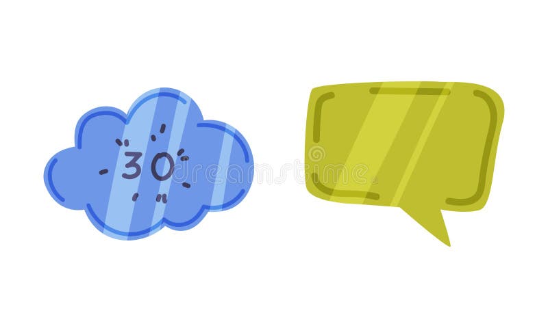 Think Word, the Verb Expressing the Action, Children Education Concept ...