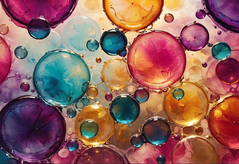 Bright Spilled Colors in Motion. Bright Splash of Colors. Drawing with ...