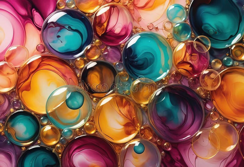 Bright Spilled Colors in Motion. Bright Splash of Colors. Drawing with ...