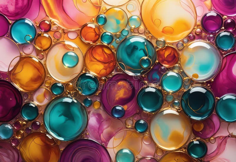 Bright Spilled Colors in Motion. Bright Splash of Colors. Drawing with ...