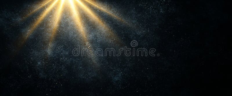 Bright Spotlight Beams Illuminate Dark, Textured Background, Creating ...
