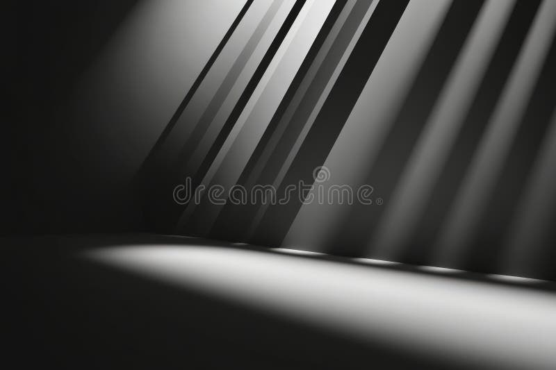 A Bright Spotlight is Currently Shining on a Dark Background Setting ...