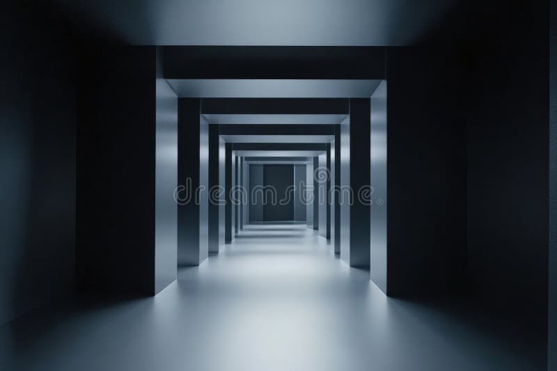 A Bright Spotlight is Currently Shining on a Dark Background Setting ...