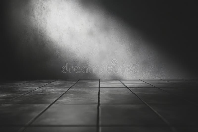 A Bright Spotlight is Currently Shining on a Dark Background Setting ...