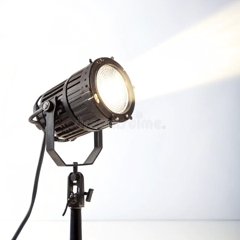 Bright Spotlight Illustration Isolated Stock Illustration ...