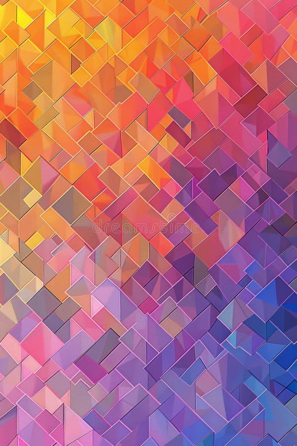 Bright Square Pattern in Rainbow Shades Stock Image - Image of rainbow ...