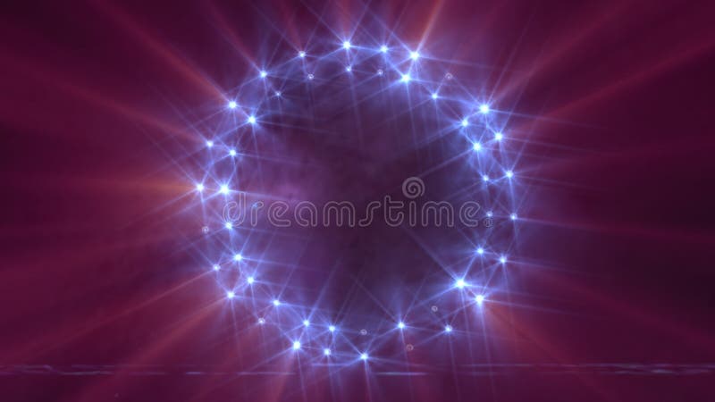 Bright Stadium Arena Lighting Spotlight 3d Illustration Stock ...