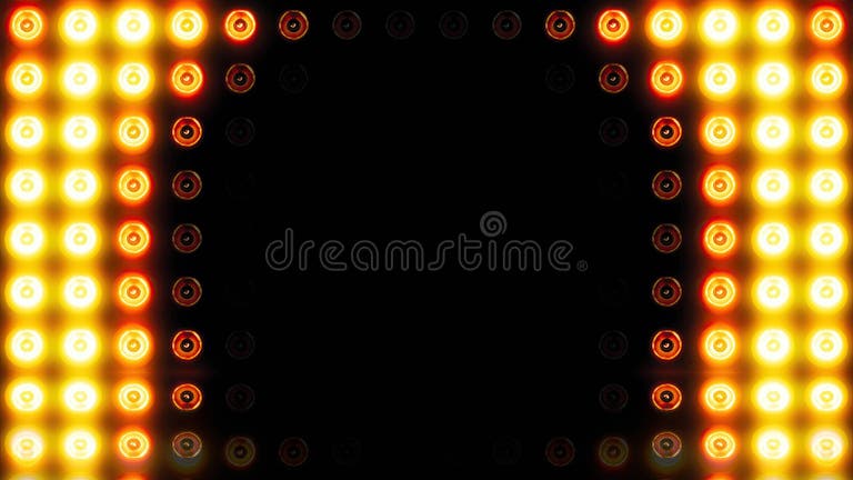 Bright Stage Lights Array Creates Energetic Mood Stock Illustration ...
