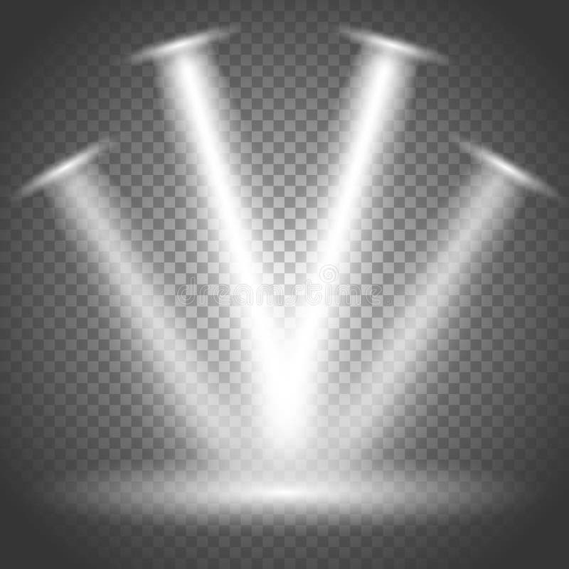 Stage spotlights stock vector. Illustration of bright - 22815571