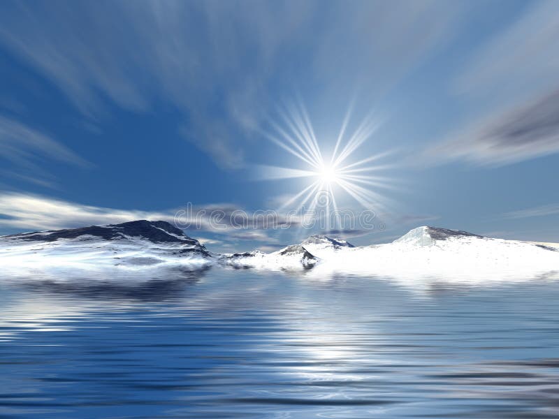 Big Bright Star Background Against Dark Blue Starry Night Sky. Sirius ...