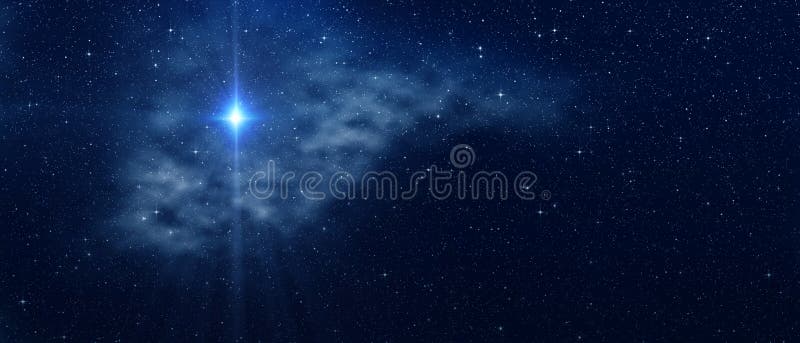 Bright Star. Christmas Star of the Nativity of Bethlehem, Nativity of ...