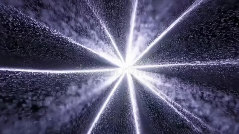 Bright Star Expanding with Glowing Rays Animation Stock Video - Video ...