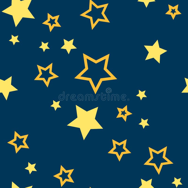 Bright star fall stock vector. Illustration of pattern - 88634404