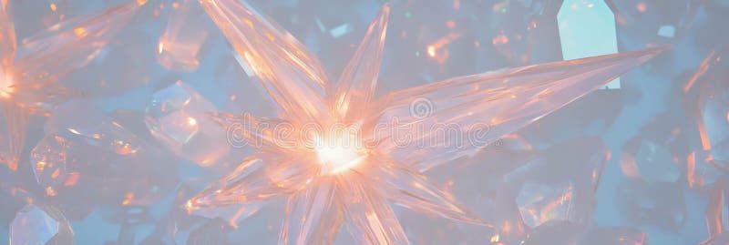 Bright Star-shaped Crystal Flares with Sharp Points and Luminescent ...