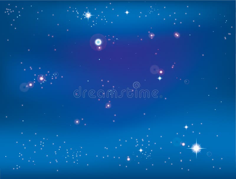 Bright stars stock illustration. Illustration of galaxy - 13172497