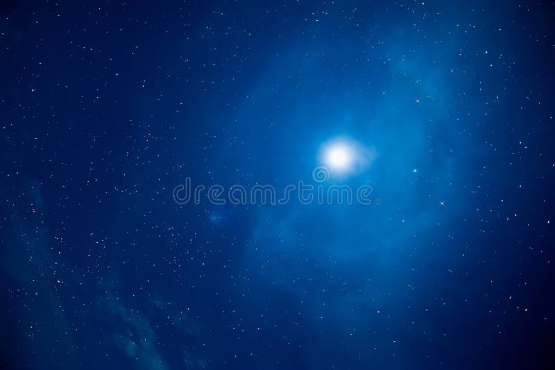 Bright stars background stock illustration. Illustration of light ...