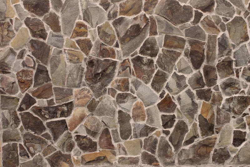 Bright Stone Wall Texture. Wall Background. Multicolored Stones Stock ...