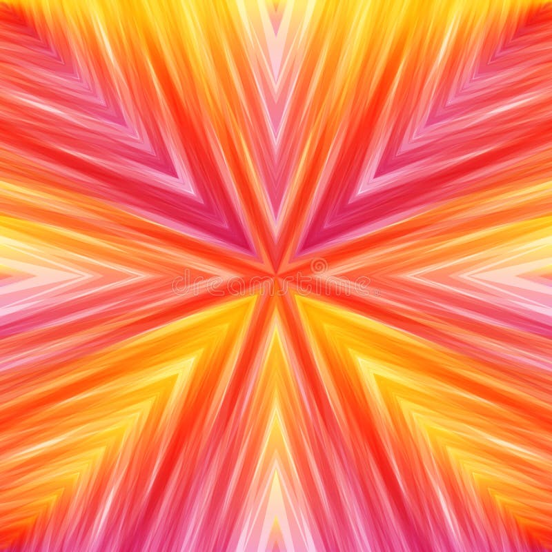 Bright Striped Angular Background of Warm Colors. Stock Illustration ...