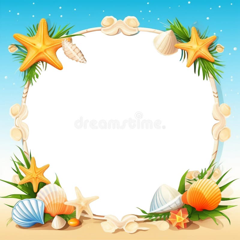Bright Summer Decoration stock photo. Illustration of banner - 278692100