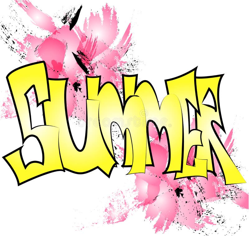 Graffiti Set. Summer, Star, Wtf, Music, Paint, Name Words. Street Art ...