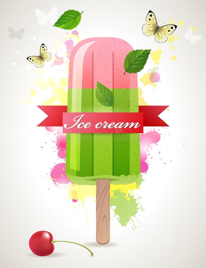Ice Lolly stock vector. Illustration of summers, celebration - 81001445