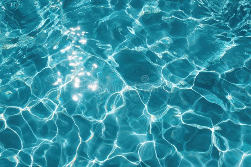 The Bright Sun is Beautifully Reflected in the Clear Water of a ...