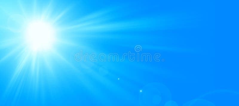 Midday Sun Flare Over Skysraper Stock Image - Image of real ...