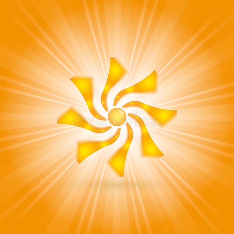 Bright sun stock vector. Illustration of shine, cartoon - 41384971