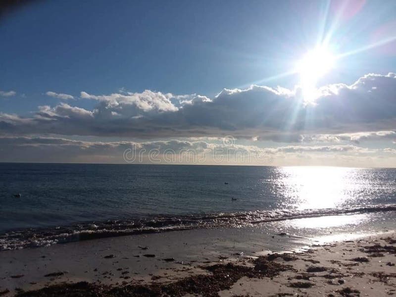 Bright Sun and Off Center Reflections Stock Photo - Image of center ...