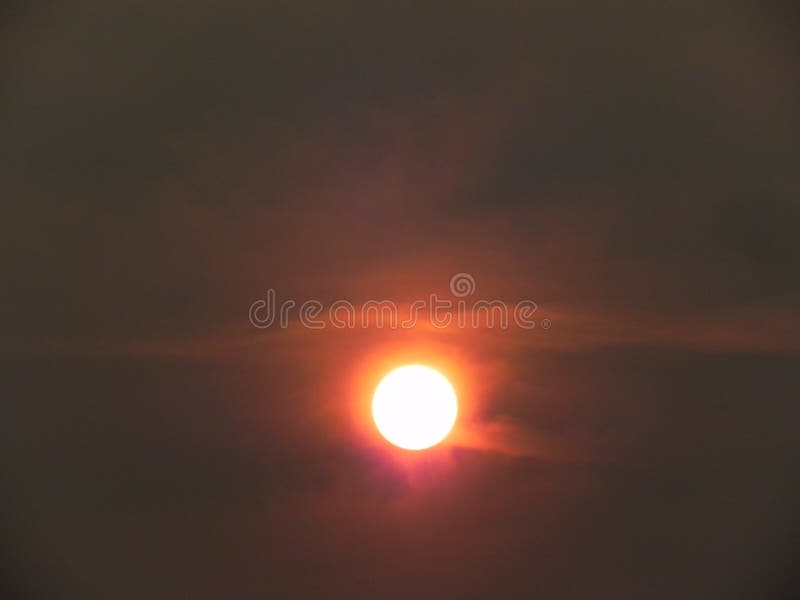 Bright Sun. Sun Set Dawn Sun Unusual Rays from the Sun Stock Image ...