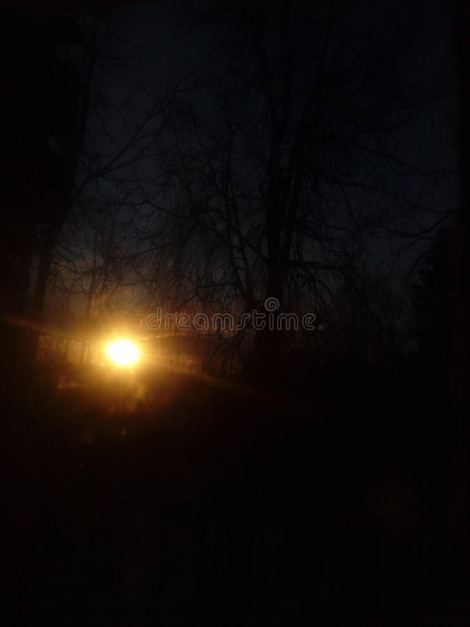 Bright Sun. Sun Set Dawn Sun Unusual Rays from the Sun Stock Photo ...