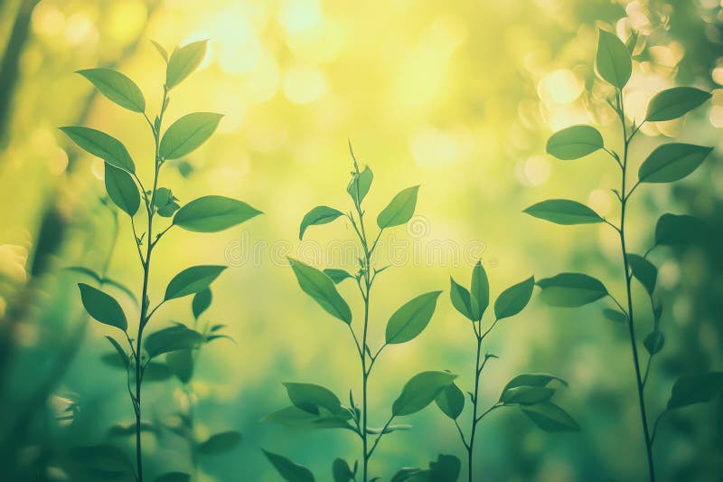 The Bright Sun is Shining Down through the Leaves of a Tall Tree Stock ...