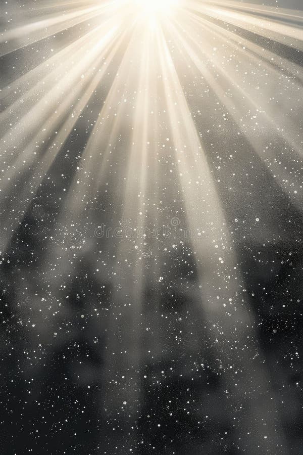 Bright Sunbeam Breaks Cloudy Sky Warm Light Stock Photos - Free ...