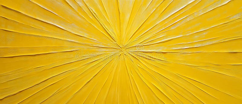 Bright Sunbeam Rays with Radiating Lines Create a Vibrant Yellow ...
